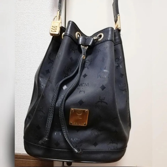 MCM | Bags | Visetos Drawstring Bucket Bag | Poshmark